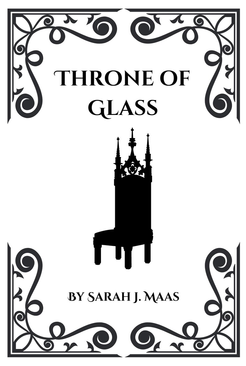 Throne of Glass Series Book Cover Designs Png, TOG Series, Sarah J ...