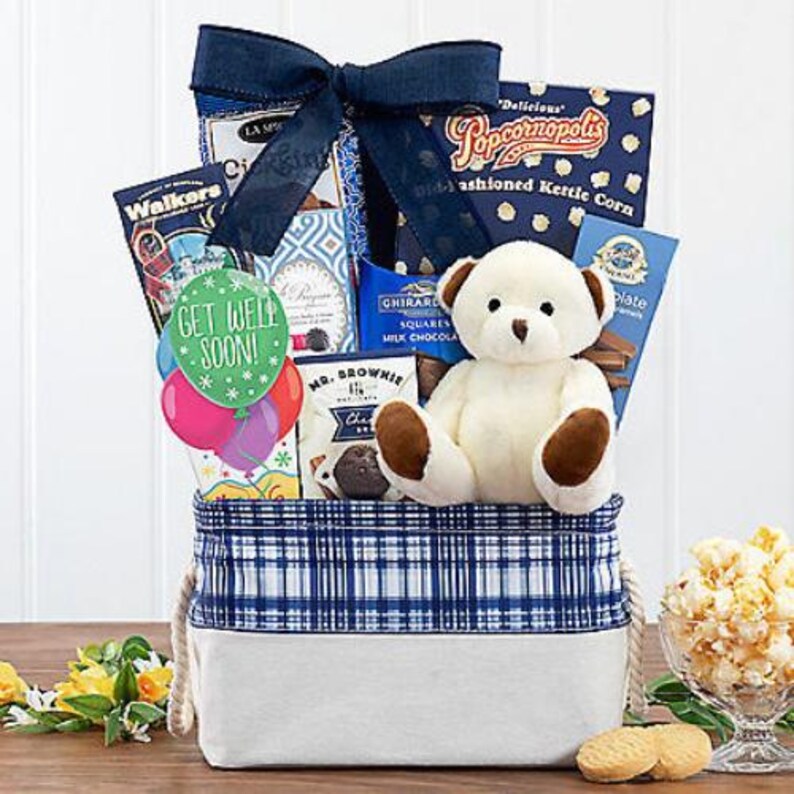 Get Well Soon Care Package, Get Well Gift Box, Get Well Gift Basket, Feel Better Gift, Thinking ...