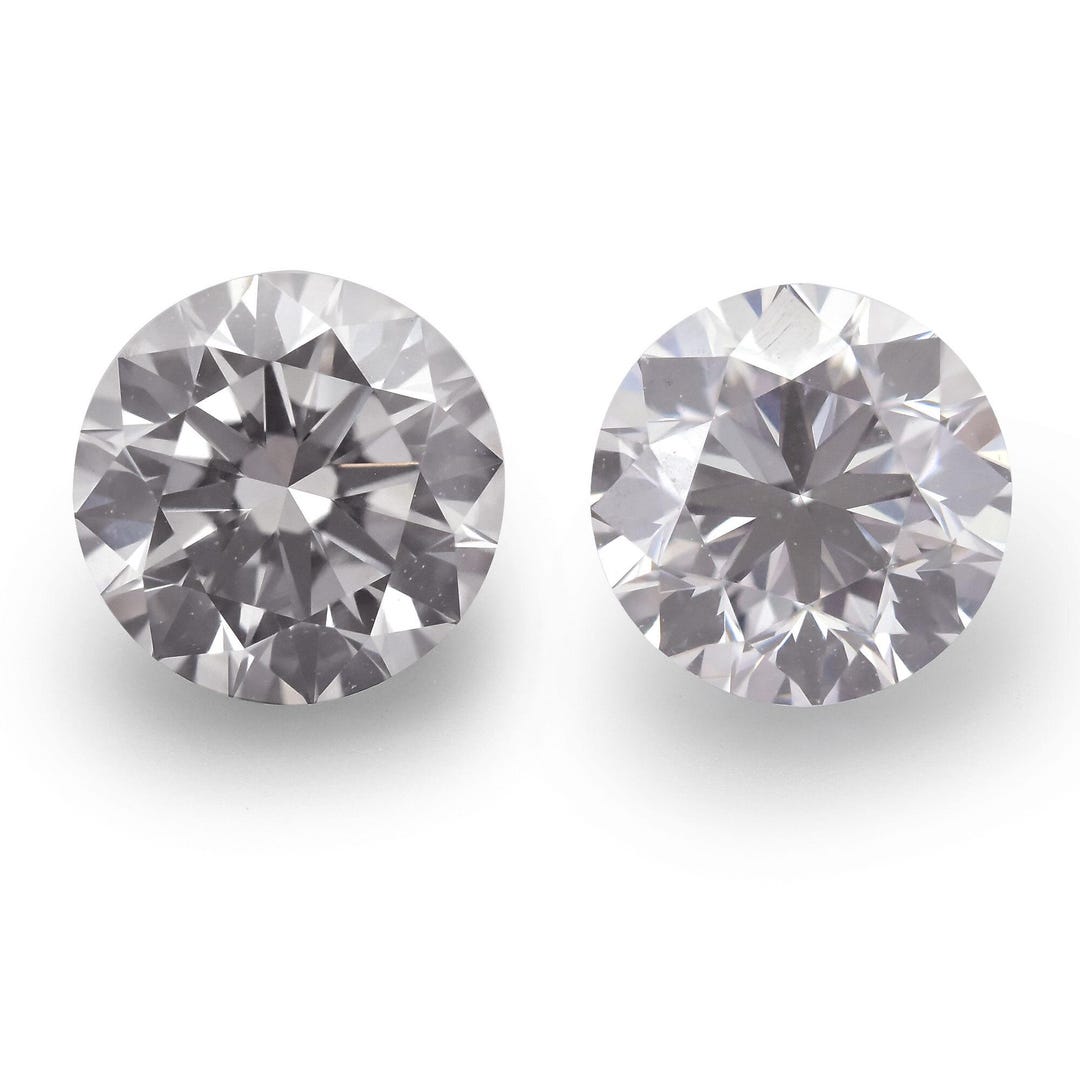 1.21 TCW Natural Faint Pink Color Diamond Round Cut VS2 GIA Certified ...