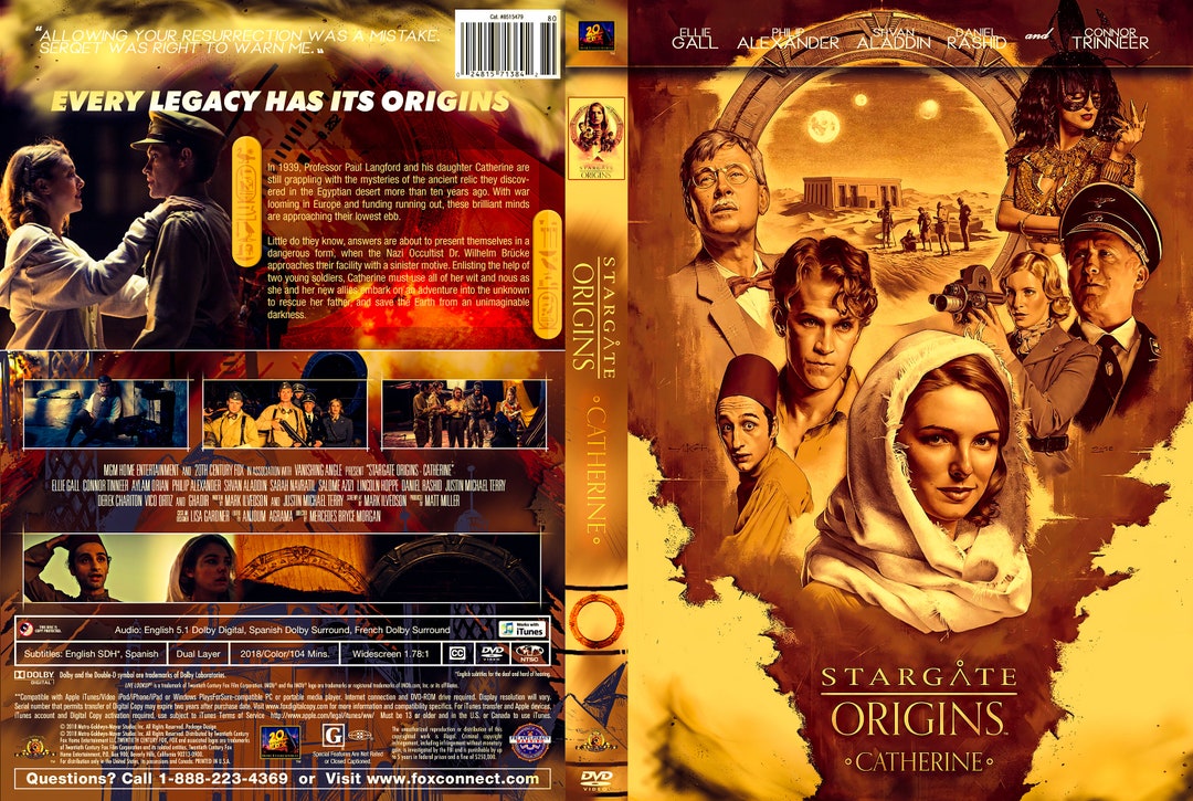 Stargate Origins: Catherine MOD Custom DVD - Etsy