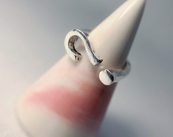 Mens Question Mark Ring - Etsy