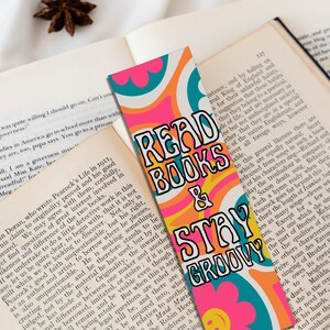 Printable Bookmarks Retro Png Bookmark Groovy Bookmark Print - Etsy Canada