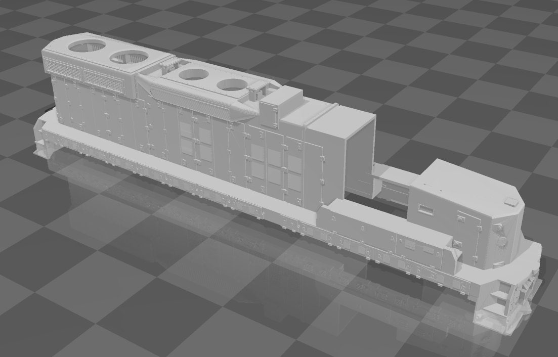 HO Scale SD18 Locomotive Shell - Etsy