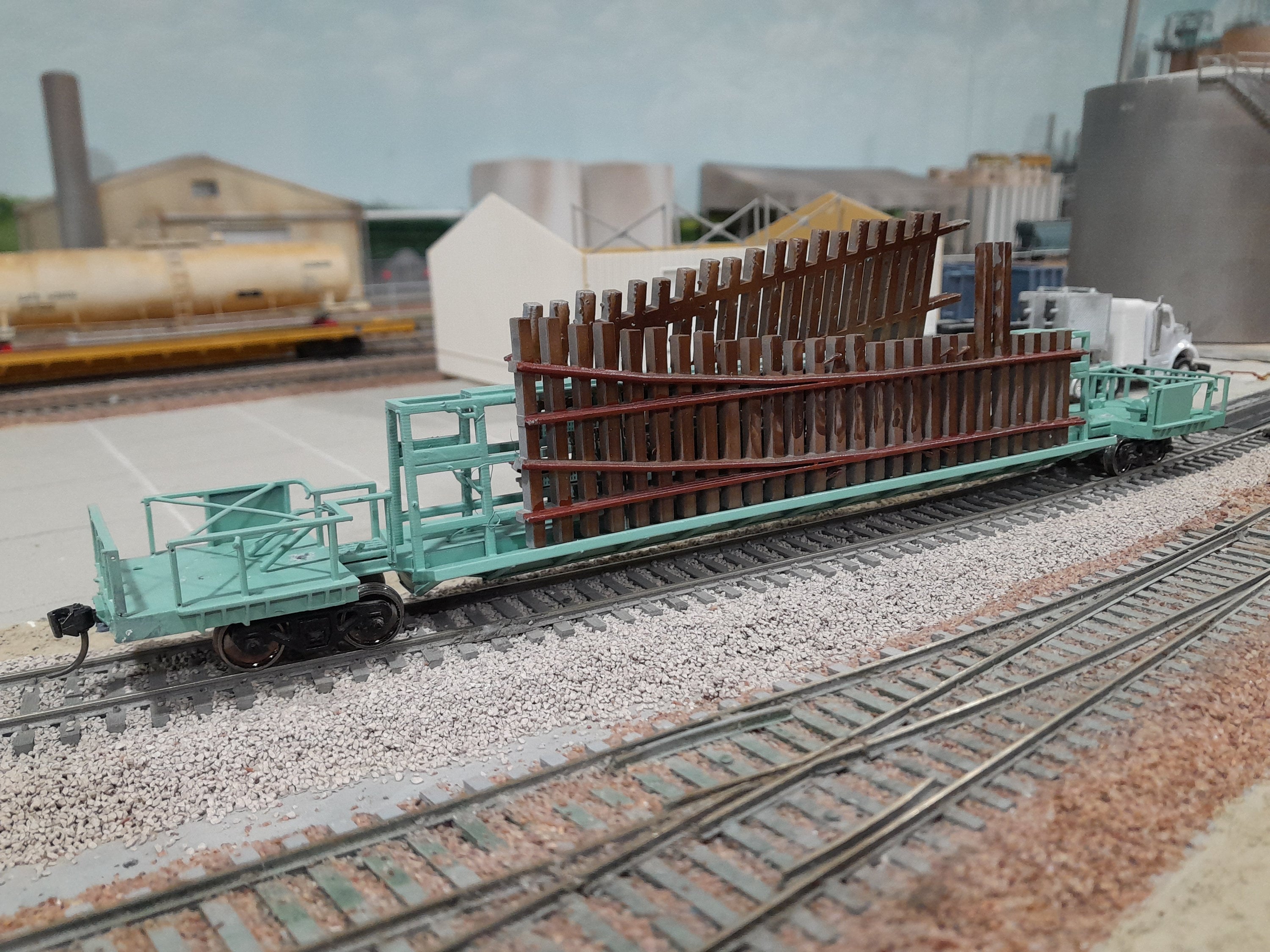 HO Scale Union Pacific Pre-fab Turnout Car Kit - Etsy