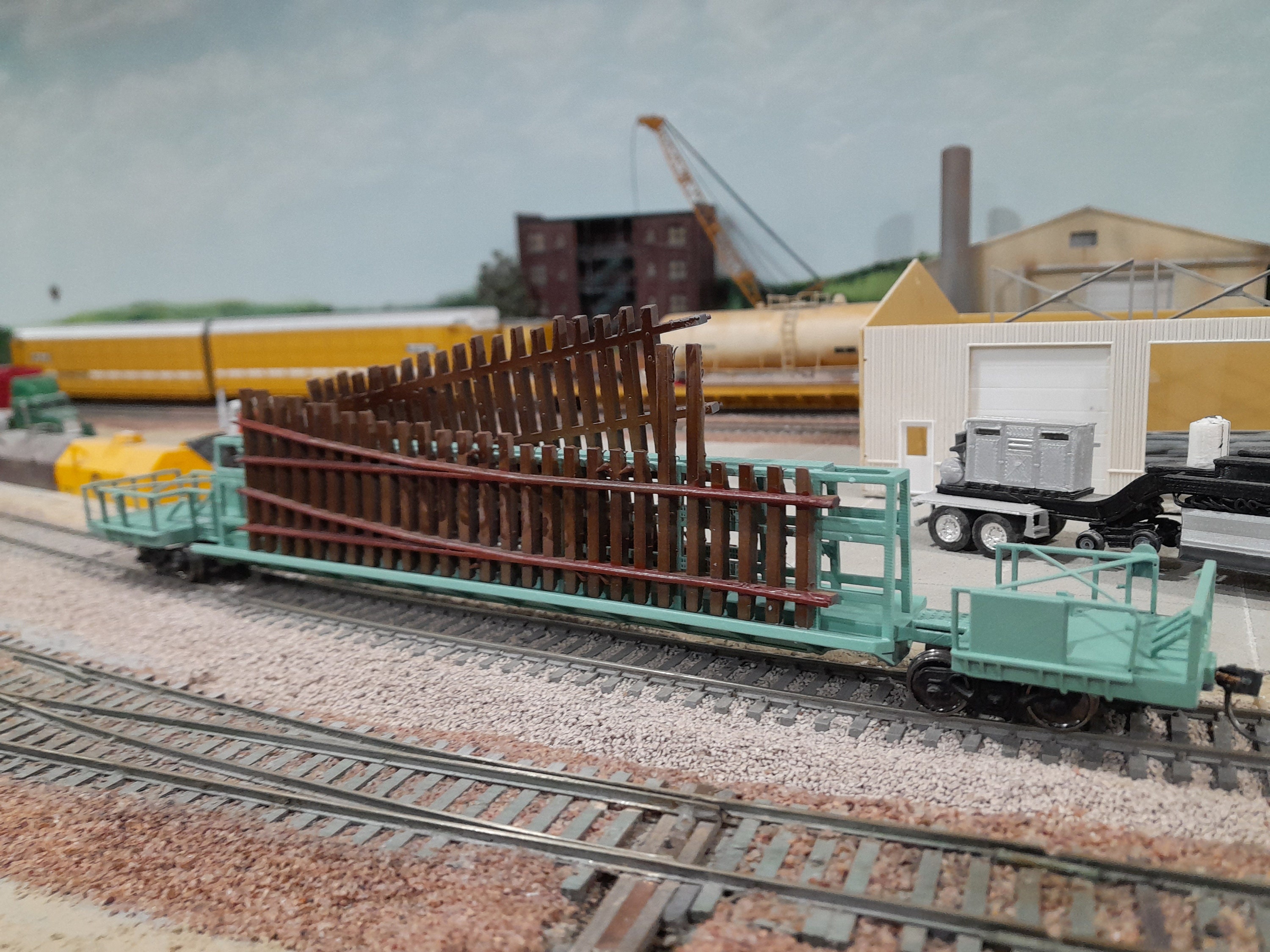 HO Scale Union Pacific Pre-fab Turnout Car Kit - Etsy