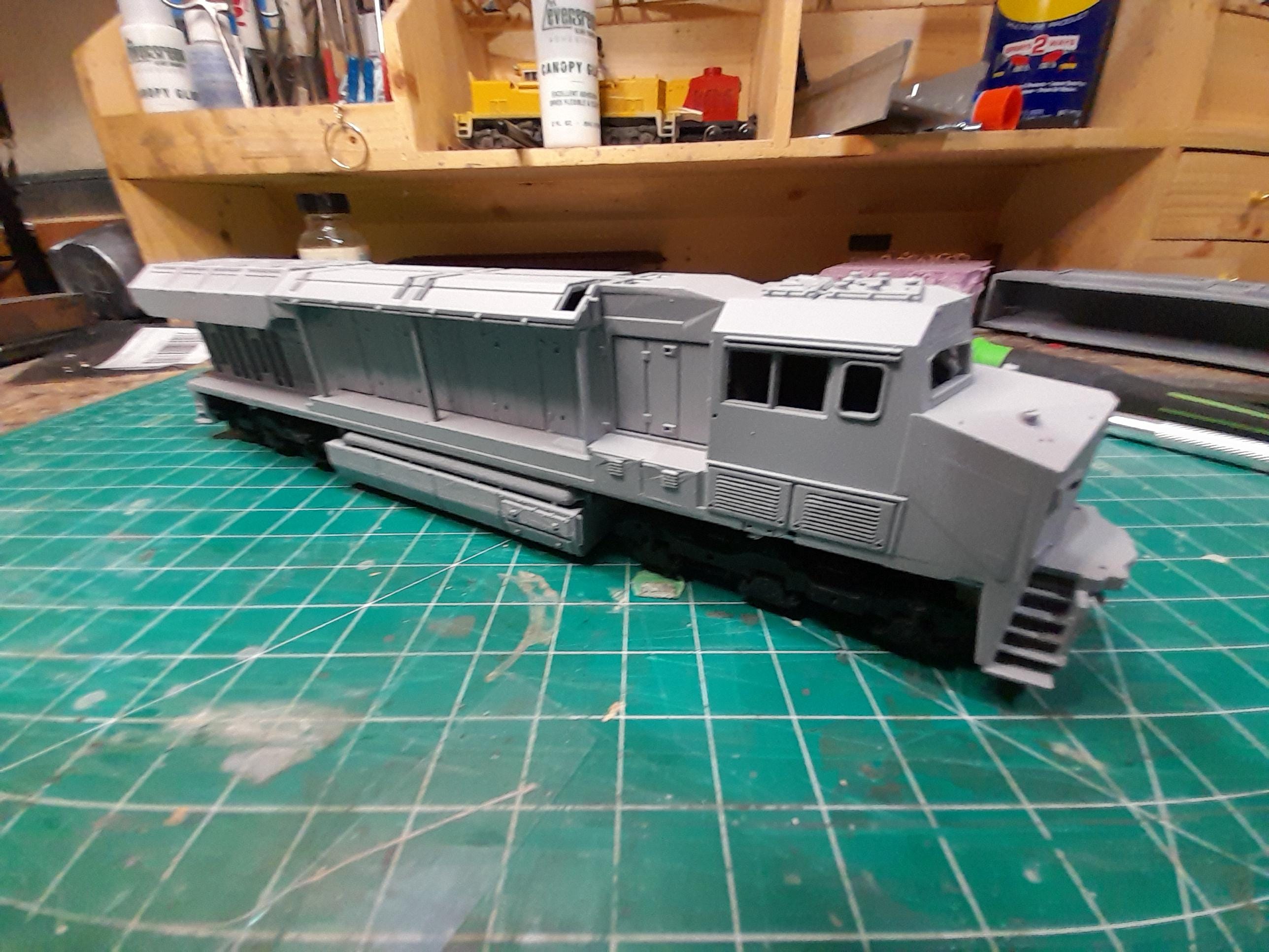 HO Scale CPKC 1200 Hydrogen Fuel Cell Locomotive Shell and Tender - Etsy