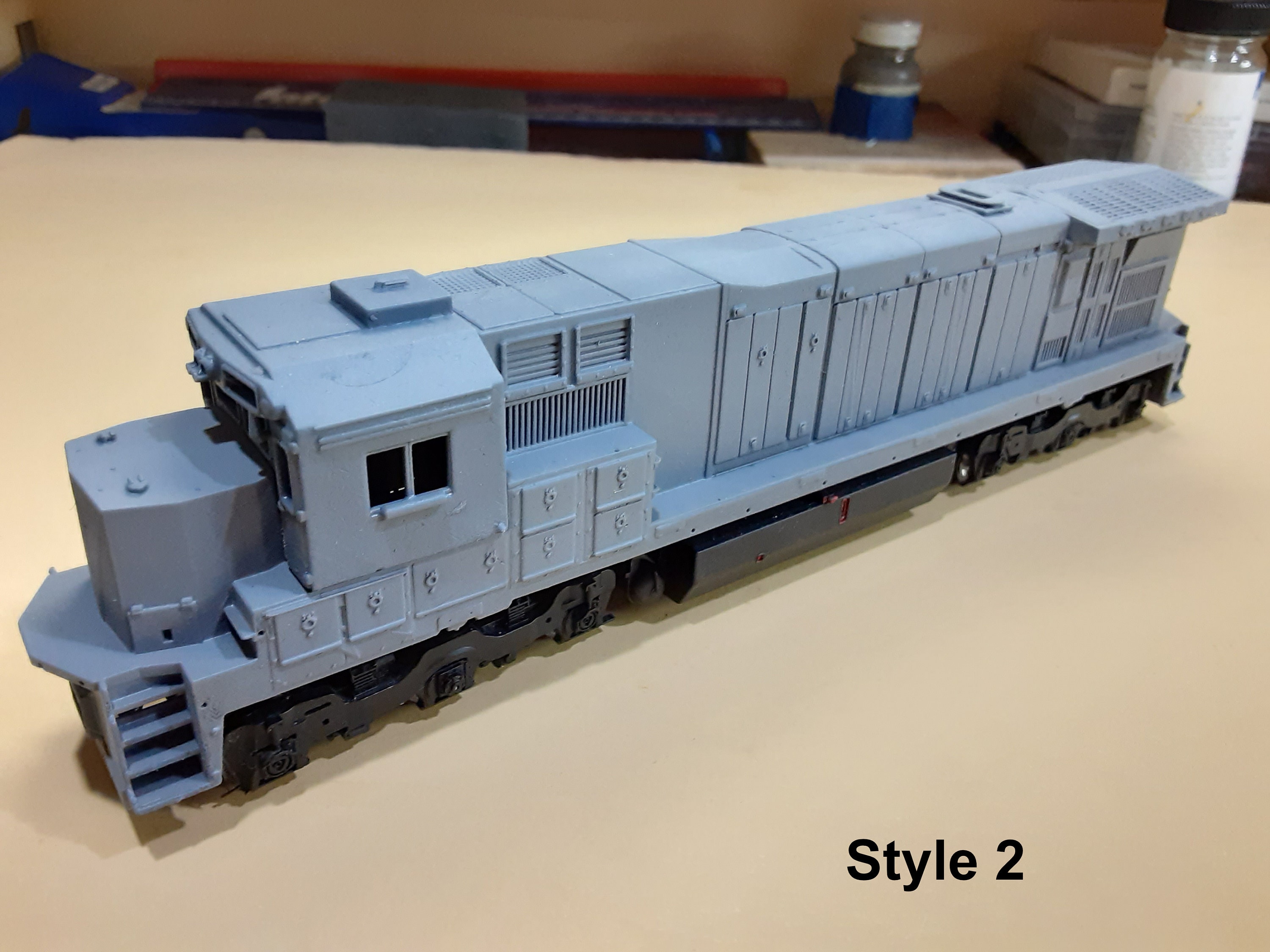 HO Scale GE C30-7R (super-7) Locomotive Shell - Etsy