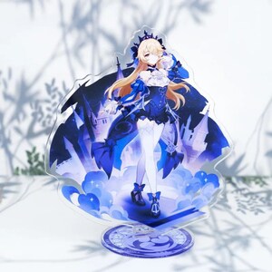 Game Anime Genshin Impact Resin Stand Figure Figurine Standee Venti ...