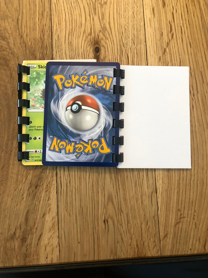 10 Pokémon Card Notebooks Upcycled Pokémon Card Notebooks - Etsy