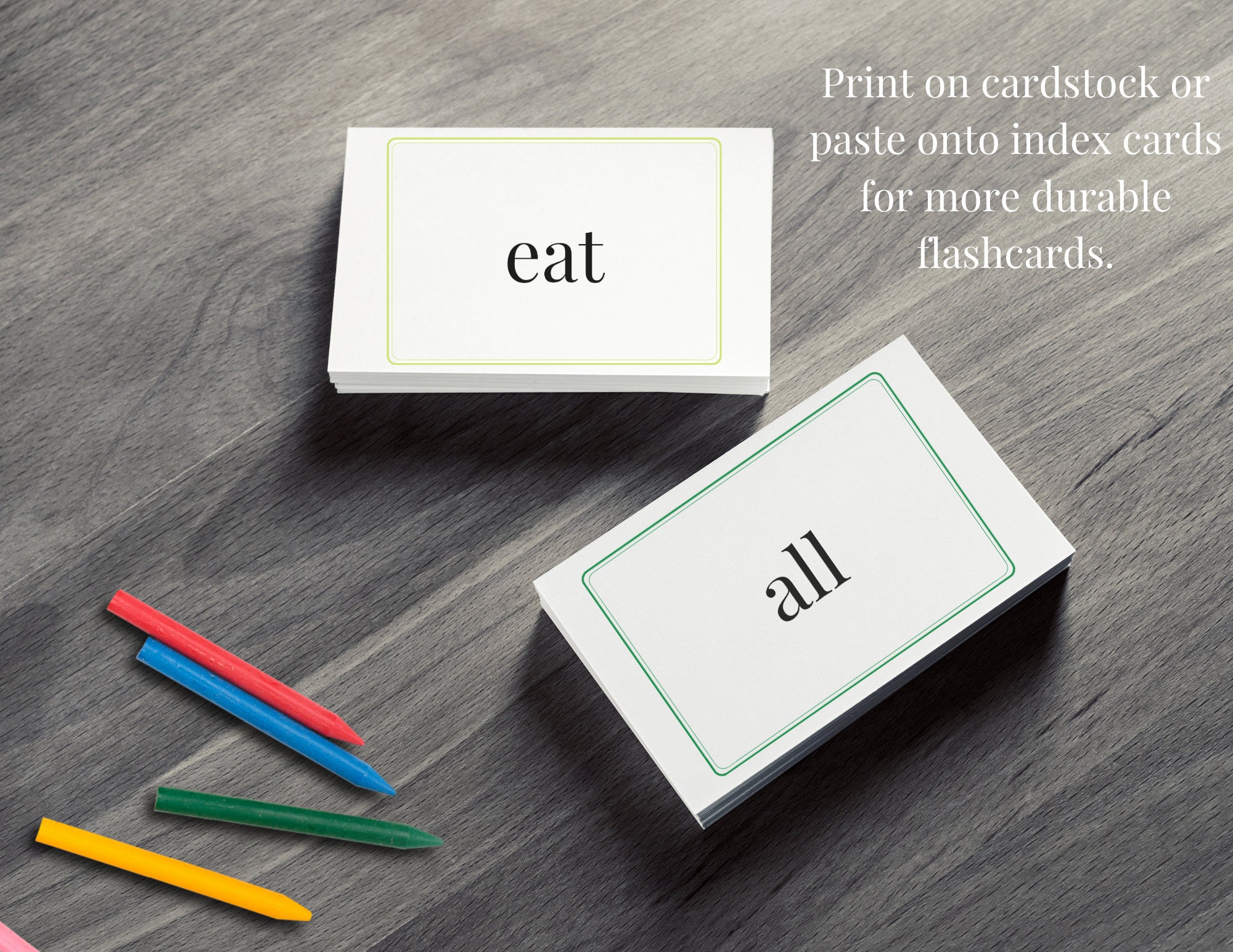 Sight Word Flashcards | Bundle | Kindergarten Sight Words | High ...