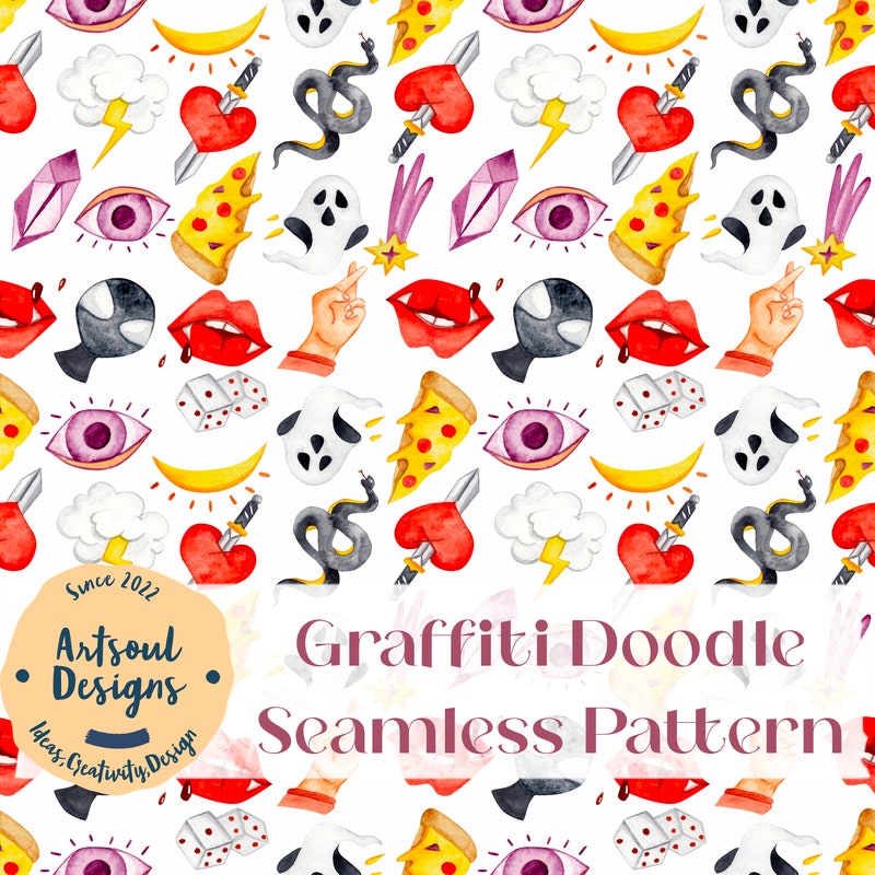 Graffiti Tiles - Etsy