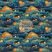 Clouds in a Night Sky Seamless Pattern for Commercial Use, Surface ...