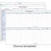 Divorce Planner, Divorce Spreadsheet, Custody Calendar, Child Custody ...