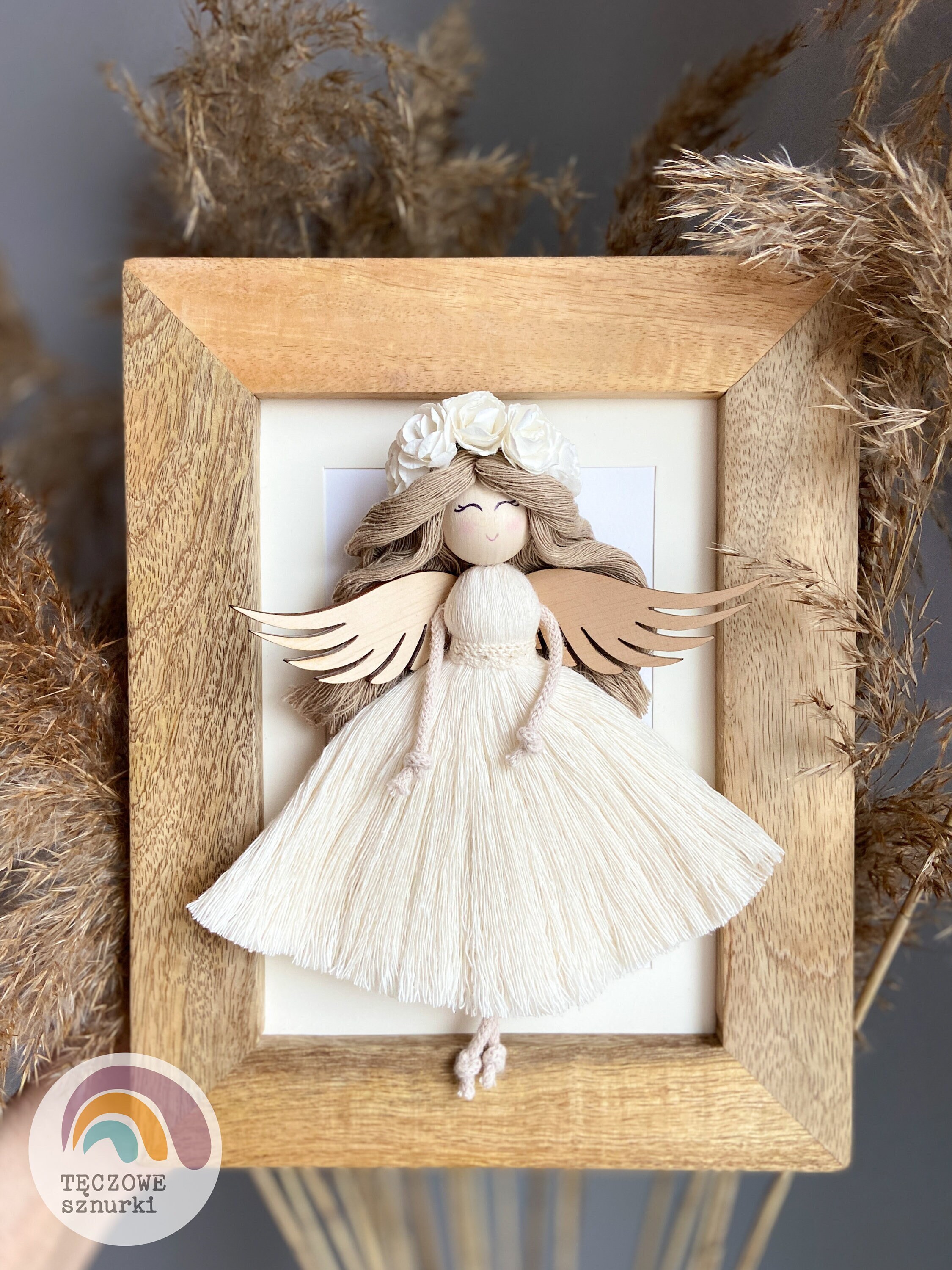 Holy Communion Baptism Keepsake Baby Shower Macrame Angel - Etsy