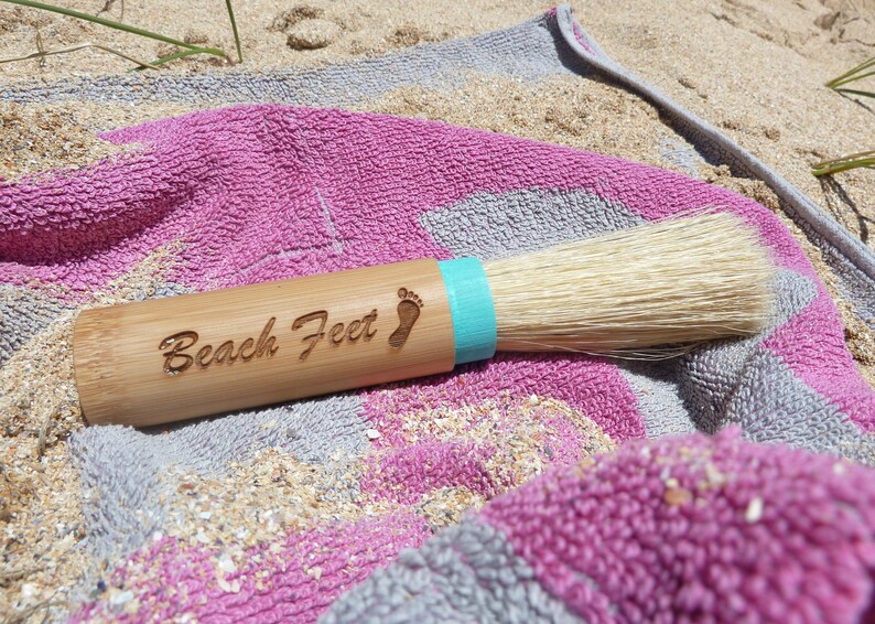 Beach Feet Beach Brush Sand Remover. the Must Have Bamboo - Etsy