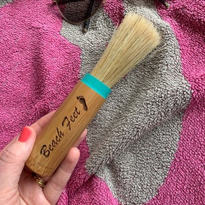 Beach Feet Beach Brush Sand Remover. the Must Have Bamboo - Etsy