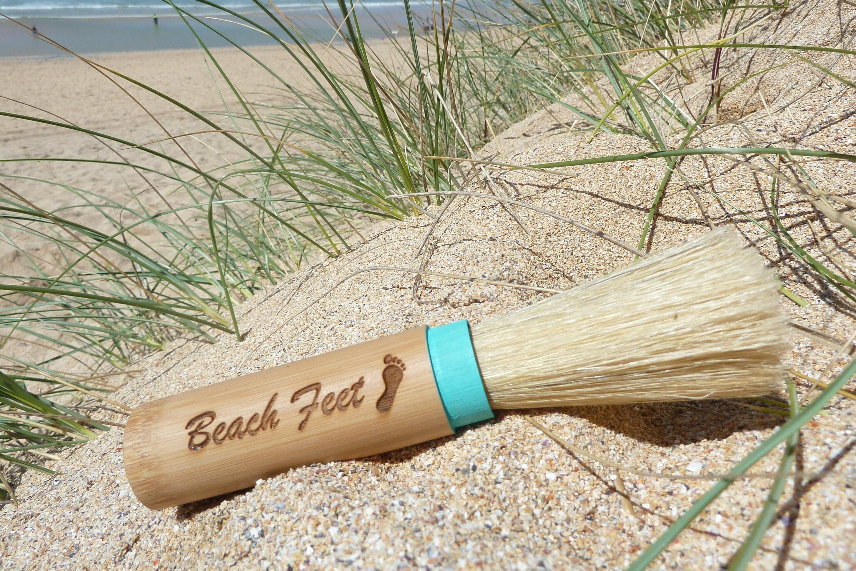 Beach Feet Beach Brush Sand Remover. the Must Have Bamboo - Etsy