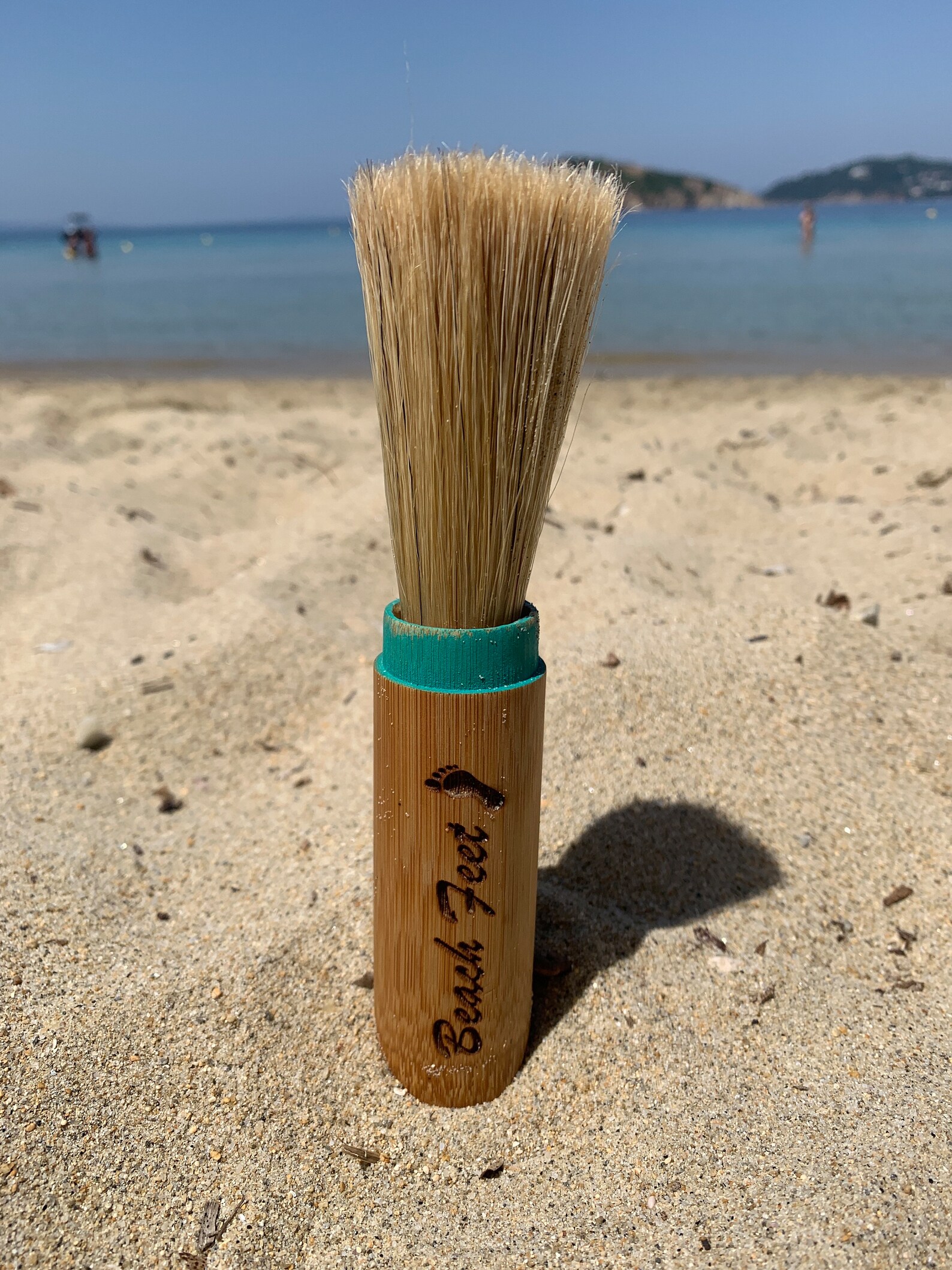 Beach Feet Beach Brush Sand Remover. the Handy Beach Accessory for the ...