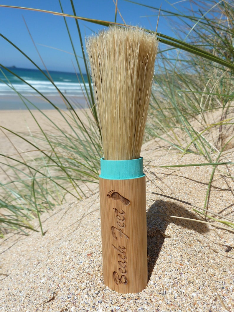 Beach Feet Beach Brush Sand Remover. the Must Have Bamboo - Etsy