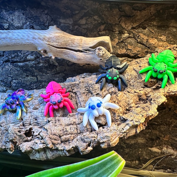 Articulated Jumping Spider 3d Printed - Etsy