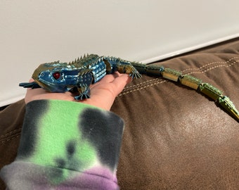 3d Printed Articulated Skink - Etsy