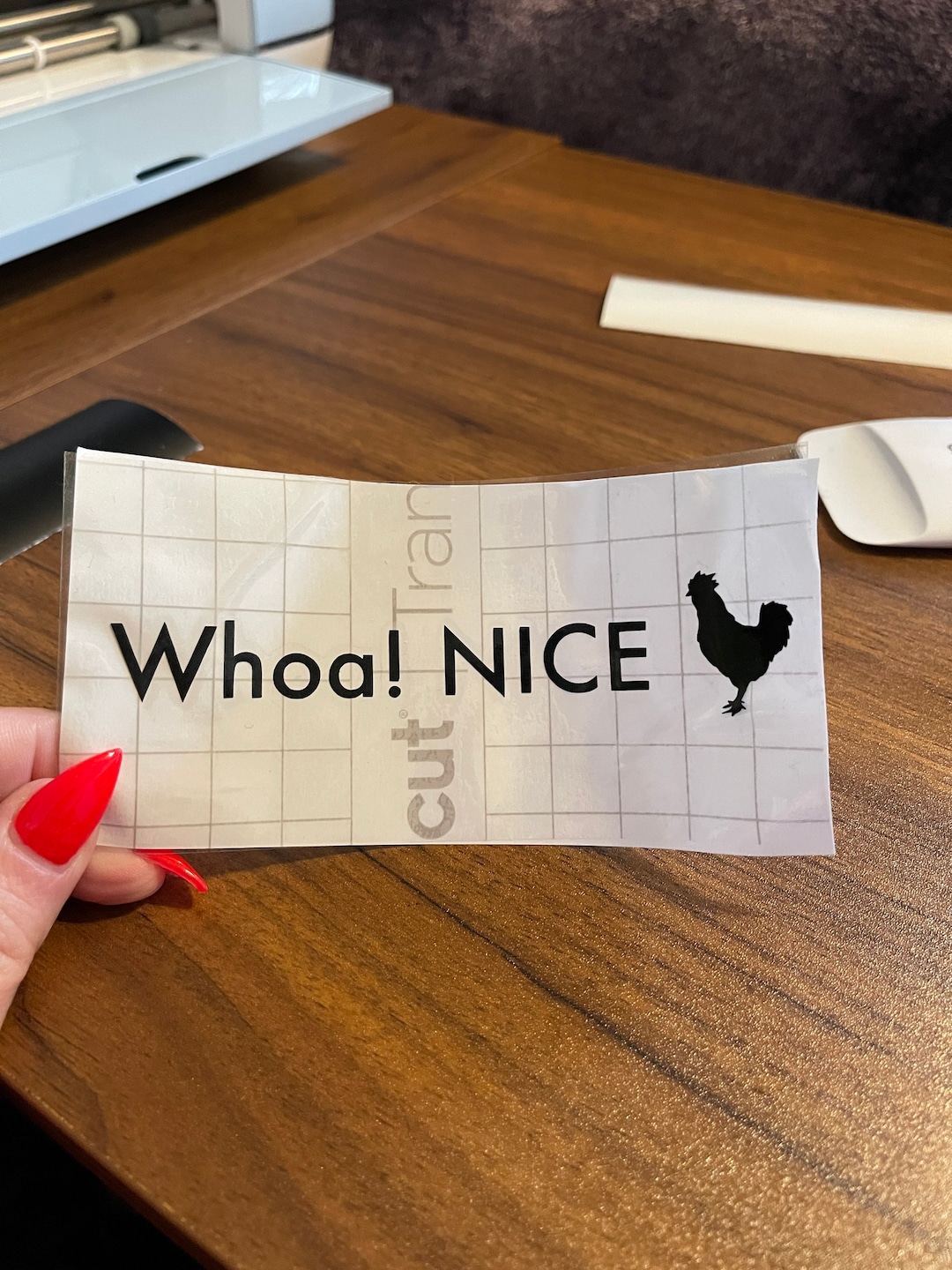 Whoa Nice Rooster Decal Adult Humor Dirty Joke Toilet Seat - Etsy