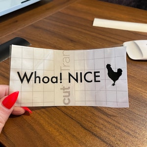 Whoa Nice Rooster Decal Adult Humor Dirty Joke Toilet Seat - Etsy