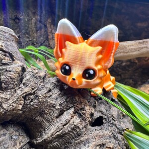 Cute Fox Flexi Fidget Figurine, Baby Fox, Desk Pet, Great Gift for Fox ...