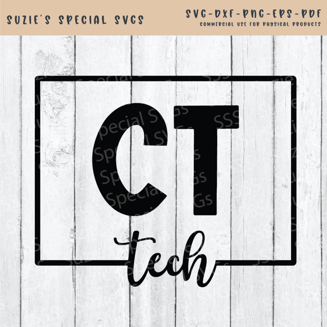 CT Tech SVG- Radiology SVG- X-ray Tech - Etsy