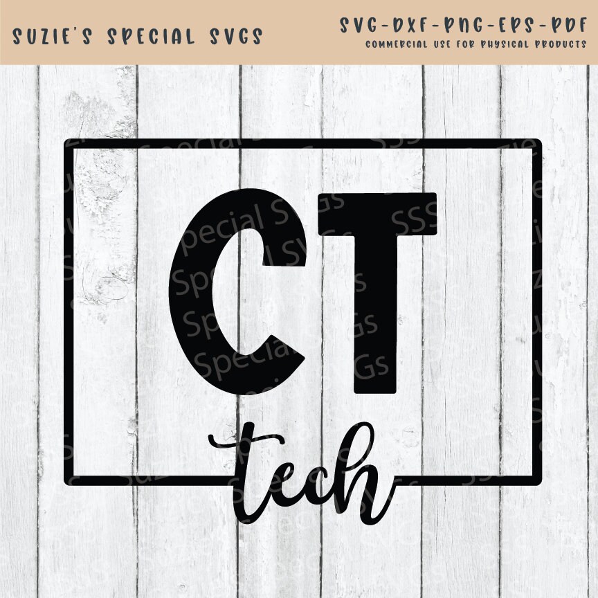 CT Tech SVG- Radiology SVG- X-ray Tech - Etsy