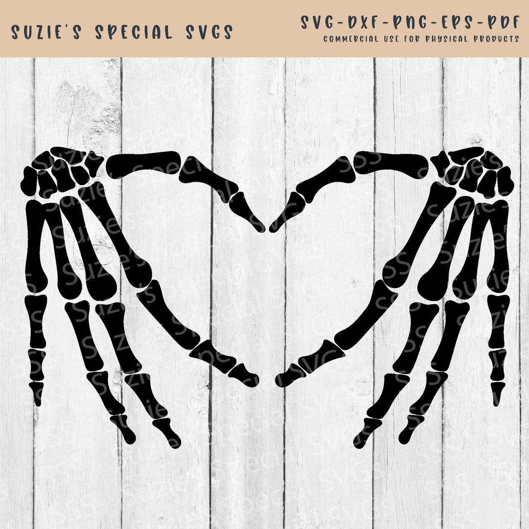 Skeleton Heart Hands SVG- Radiology SVG - Etsy