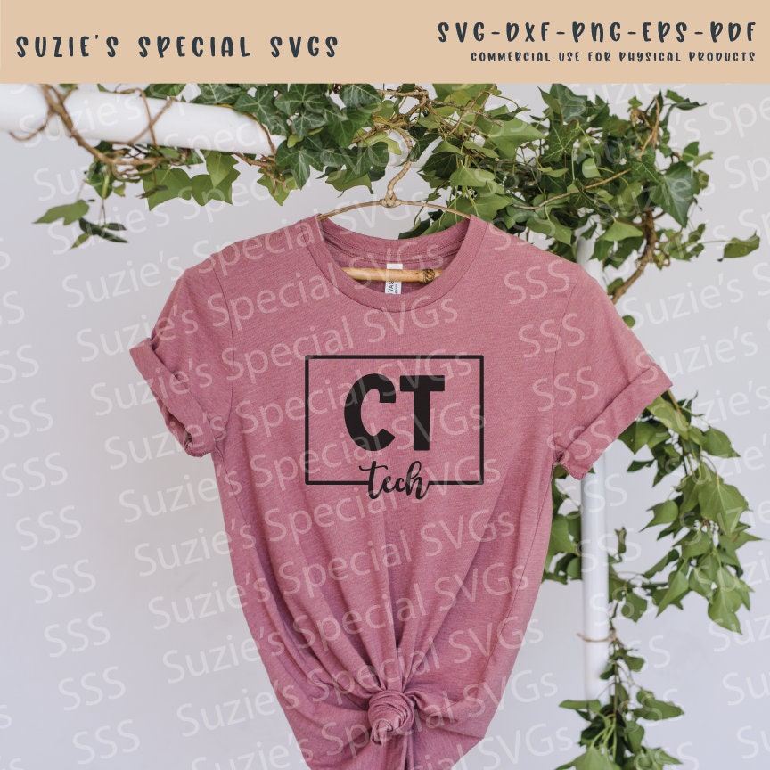 CT Tech SVG- Radiology SVG- X-ray Tech - Etsy