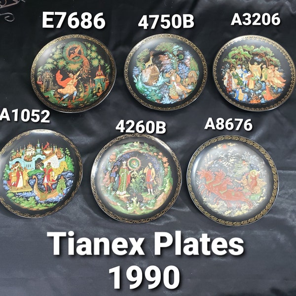 Russian Fairy Tale Plates - Etsy