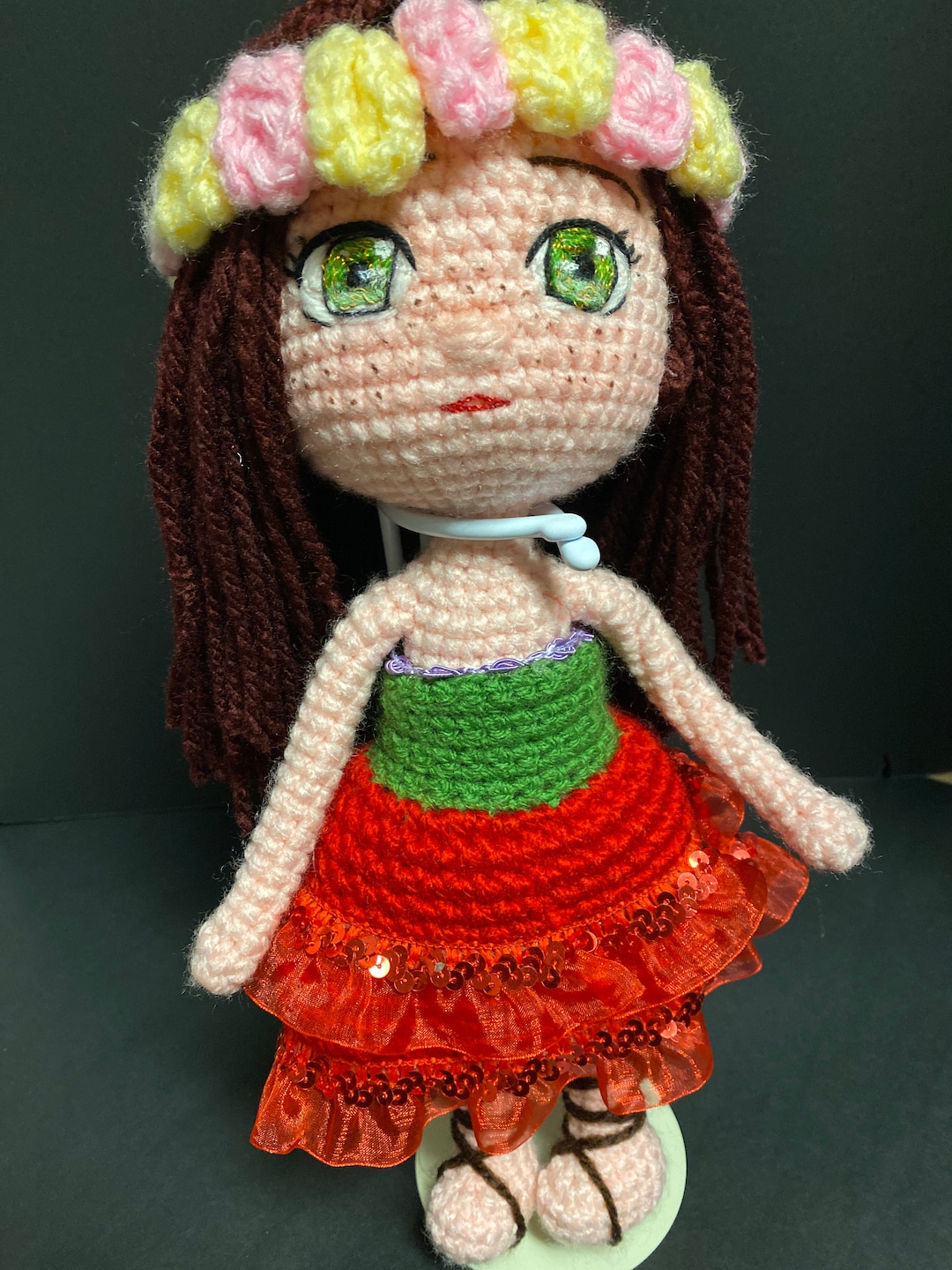 Amigurumi Polynesian Doll - Etsy