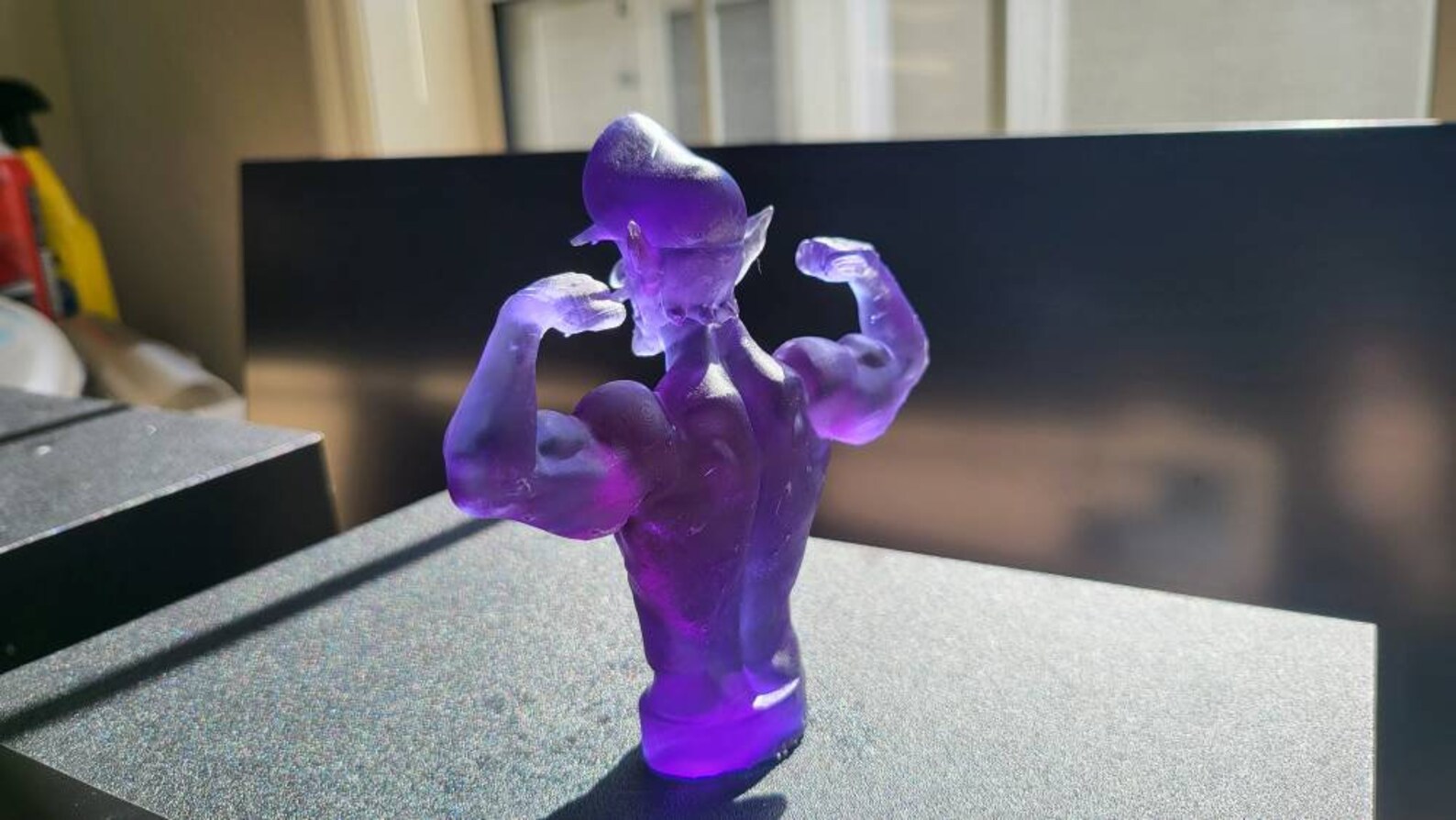 Resin Buff Waluigi Bust 3D Printed Figure - Etsy