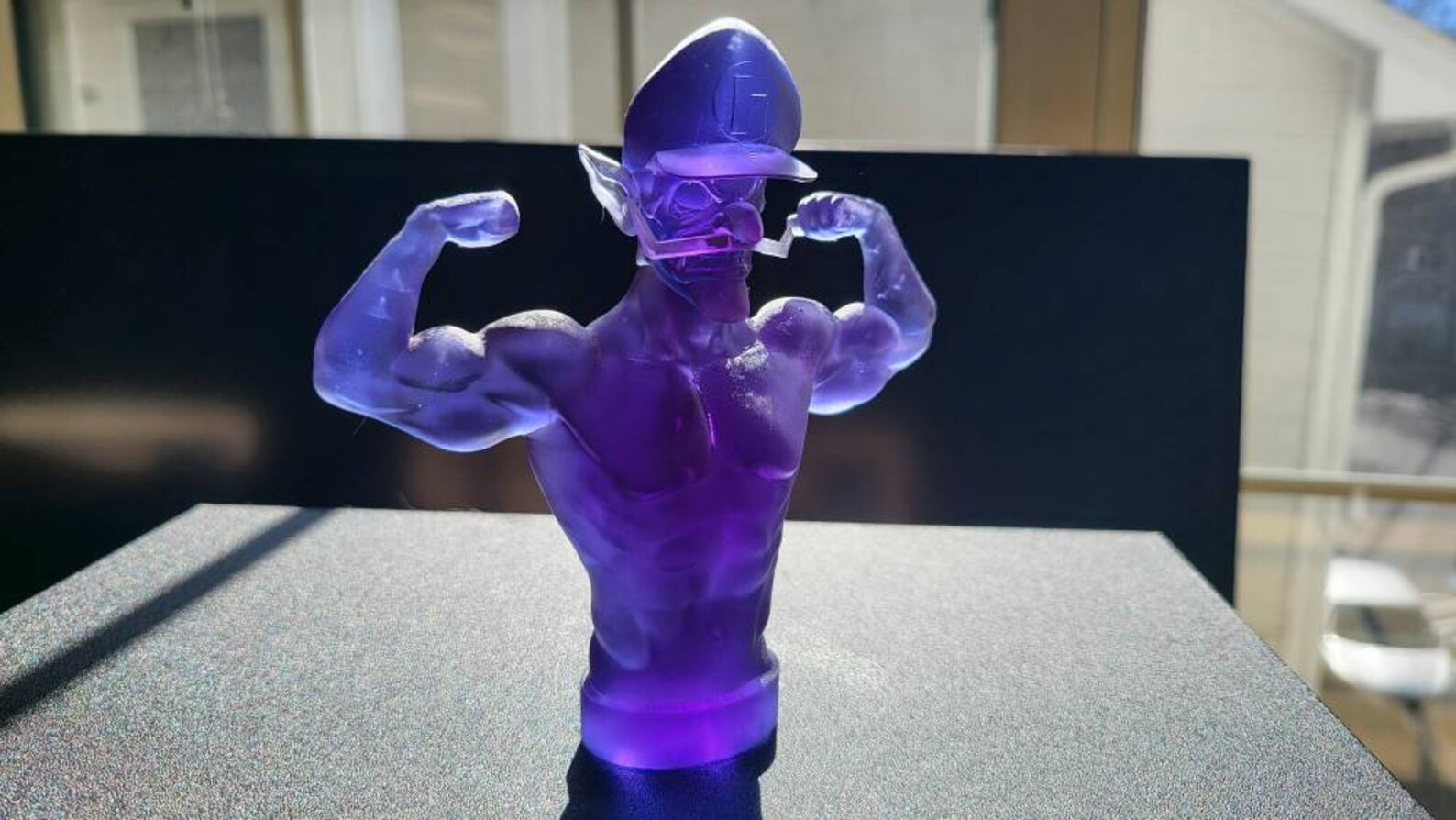 Resin Buff Waluigi Bust 3D Printed Figure - Etsy Australia