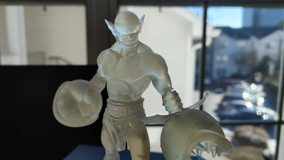 Resin God of Wah Waluigi 3D Printed Figure - Etsy