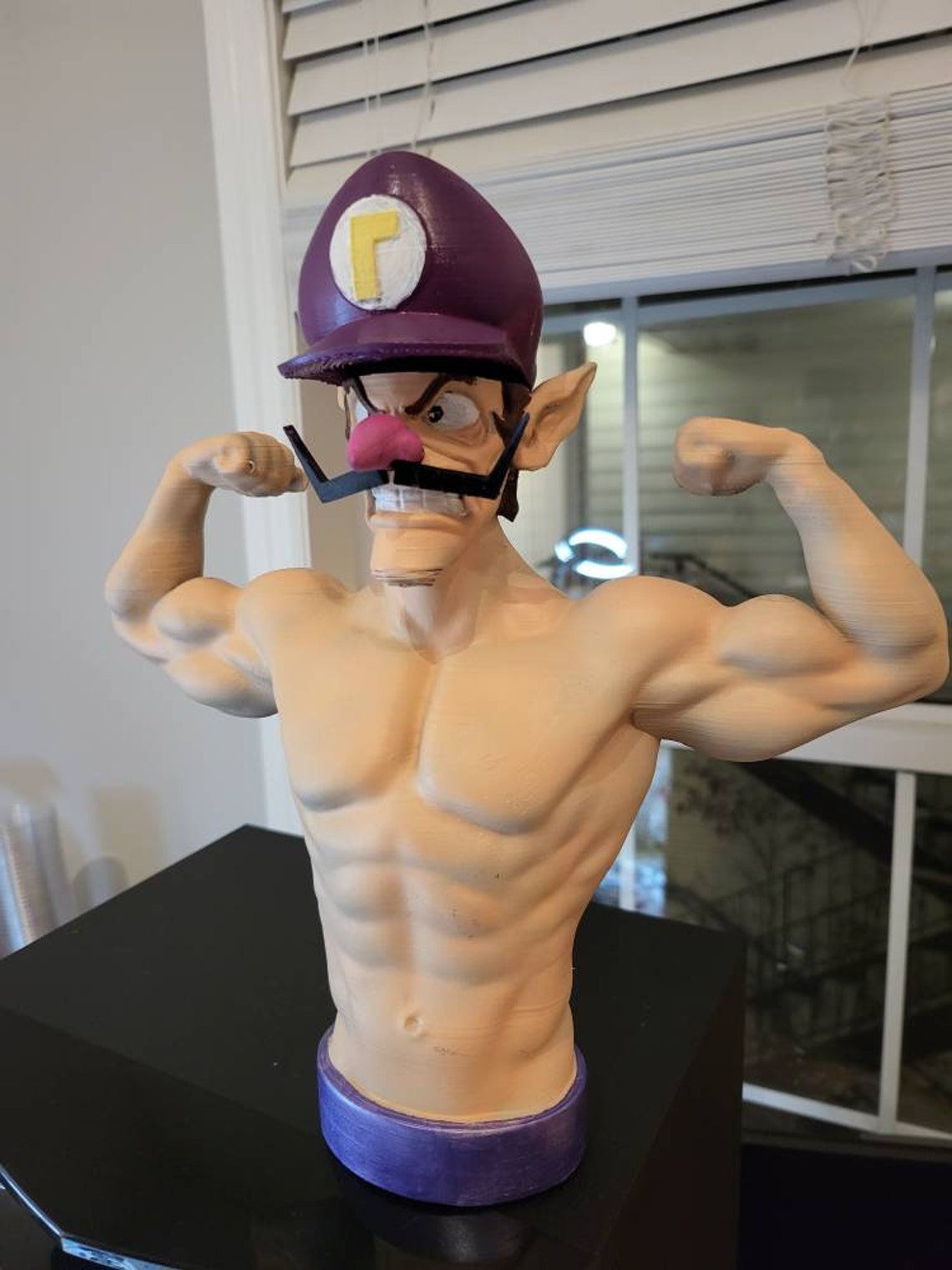 Resin Buff Waluigi Bust 3D Printed Figure - Etsy Australia