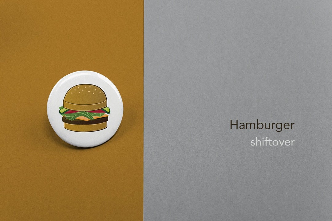 Hamburger Buttons - Etsy