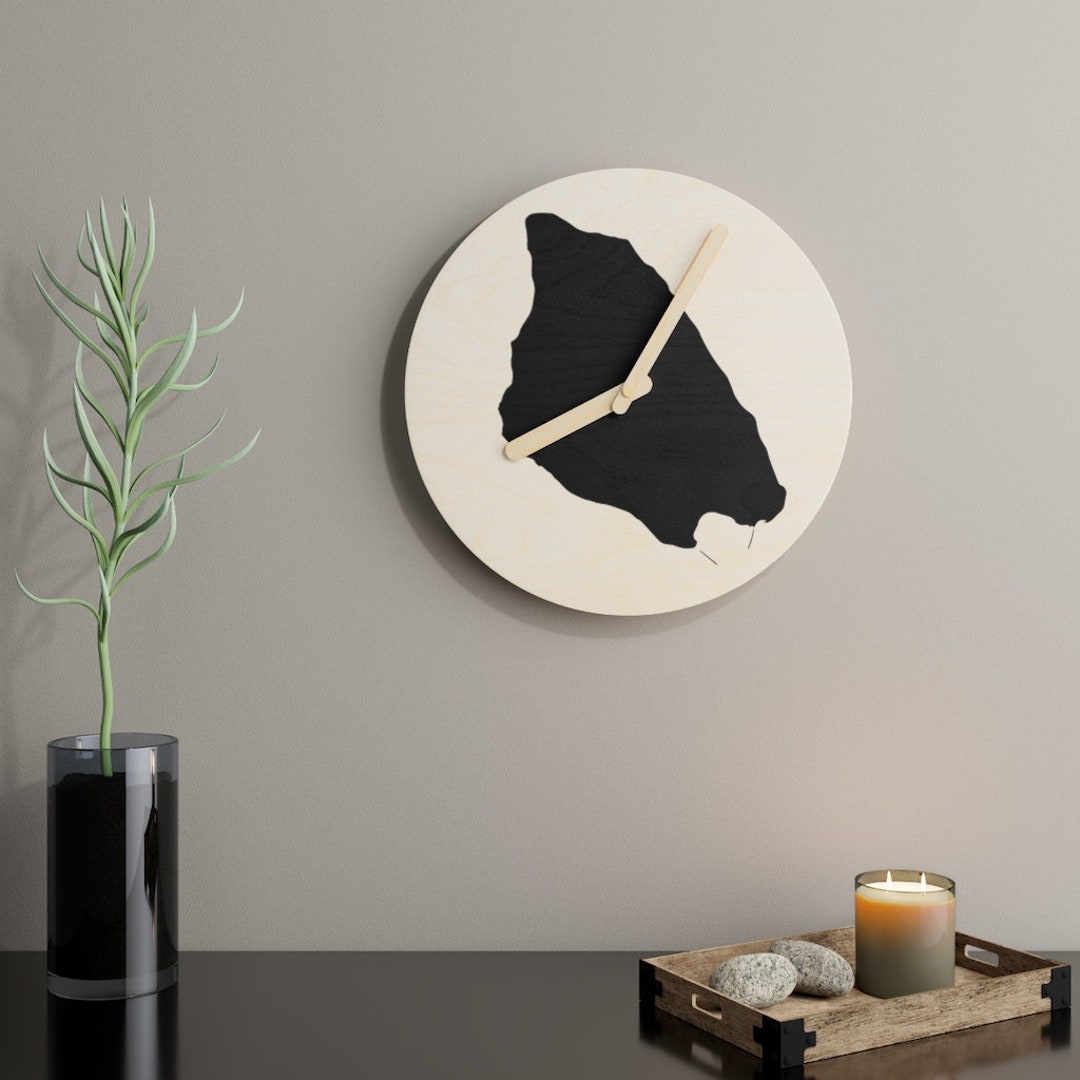 Wooden Wall Clock, Michigan, Mackinac Island, Island Time - Etsy