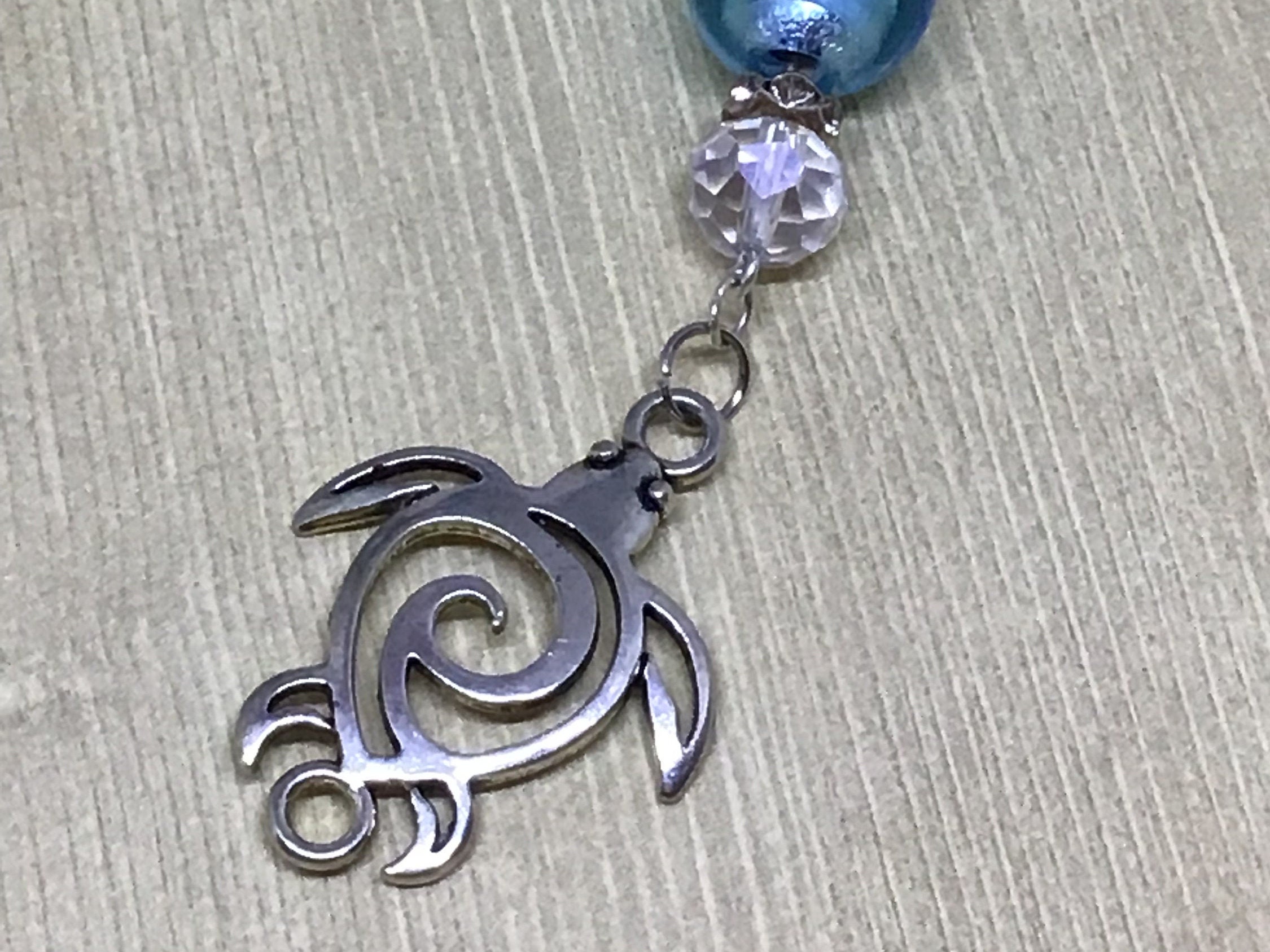 Seaturtle Ceiling Fan Pull,seaturtle Gift,fan Pull, Teal Beaded Fan ...