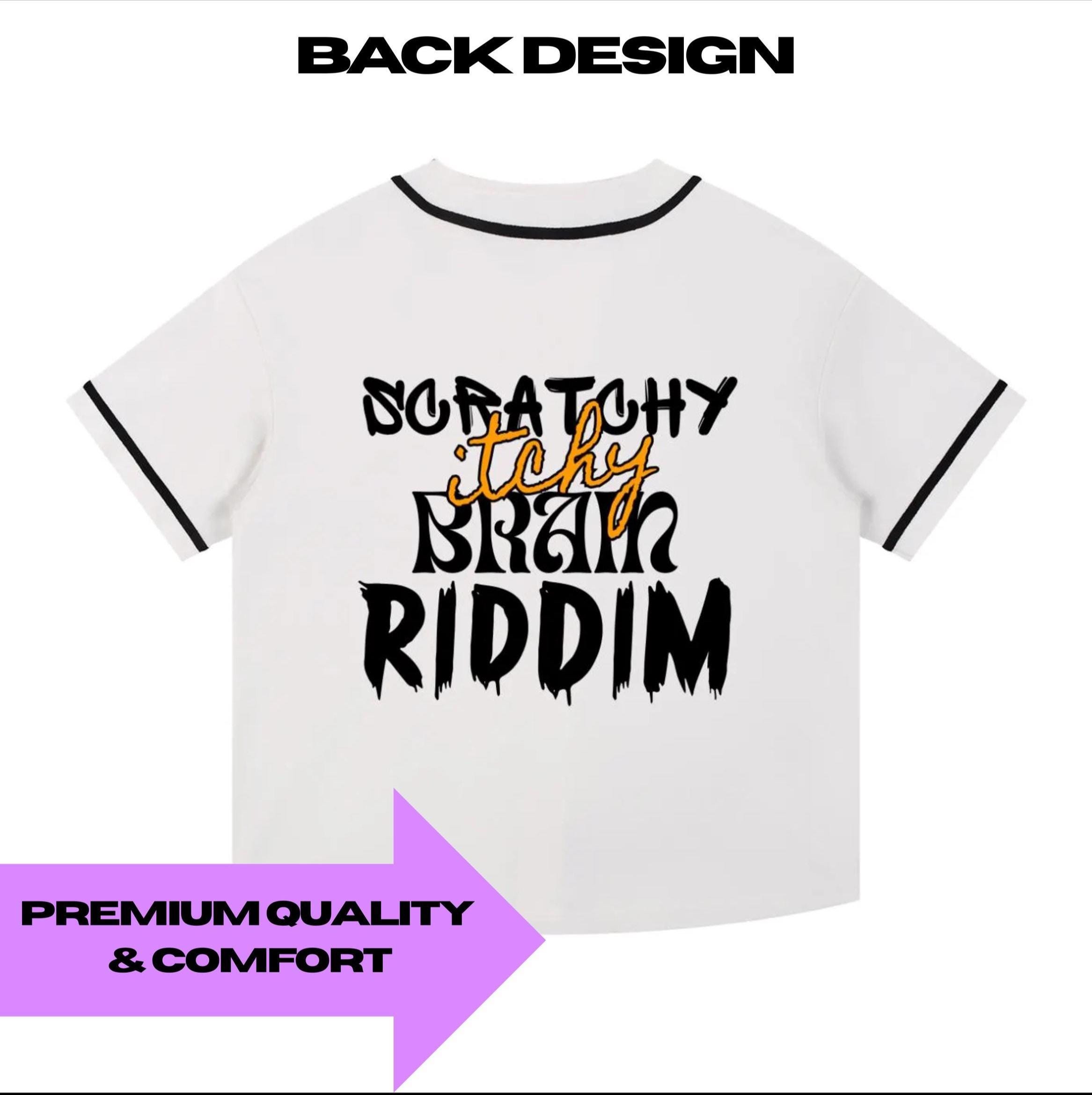 Subtronics Jersey Scratchy Itchy Brain Riddim, Button-up, Rave Outfit ...