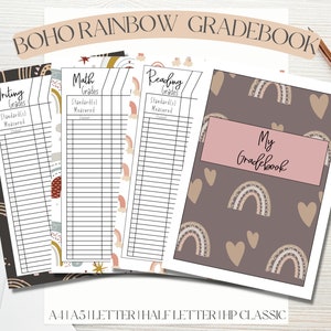 Boho Gradebook|teacher Gradebook|boho Teacher Planner|teacher Planner ...