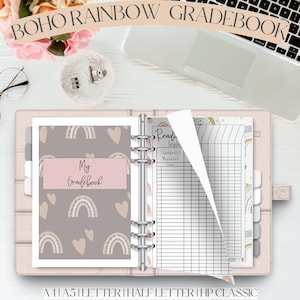 Boho Gradebook|teacher Gradebook|boho Teacher Planner|teacher Planner ...