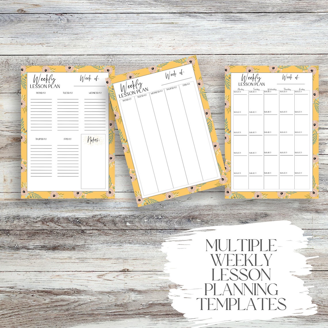 Printable Teacher Planner|teacher Planner Pages|lesson Planner|daily ...