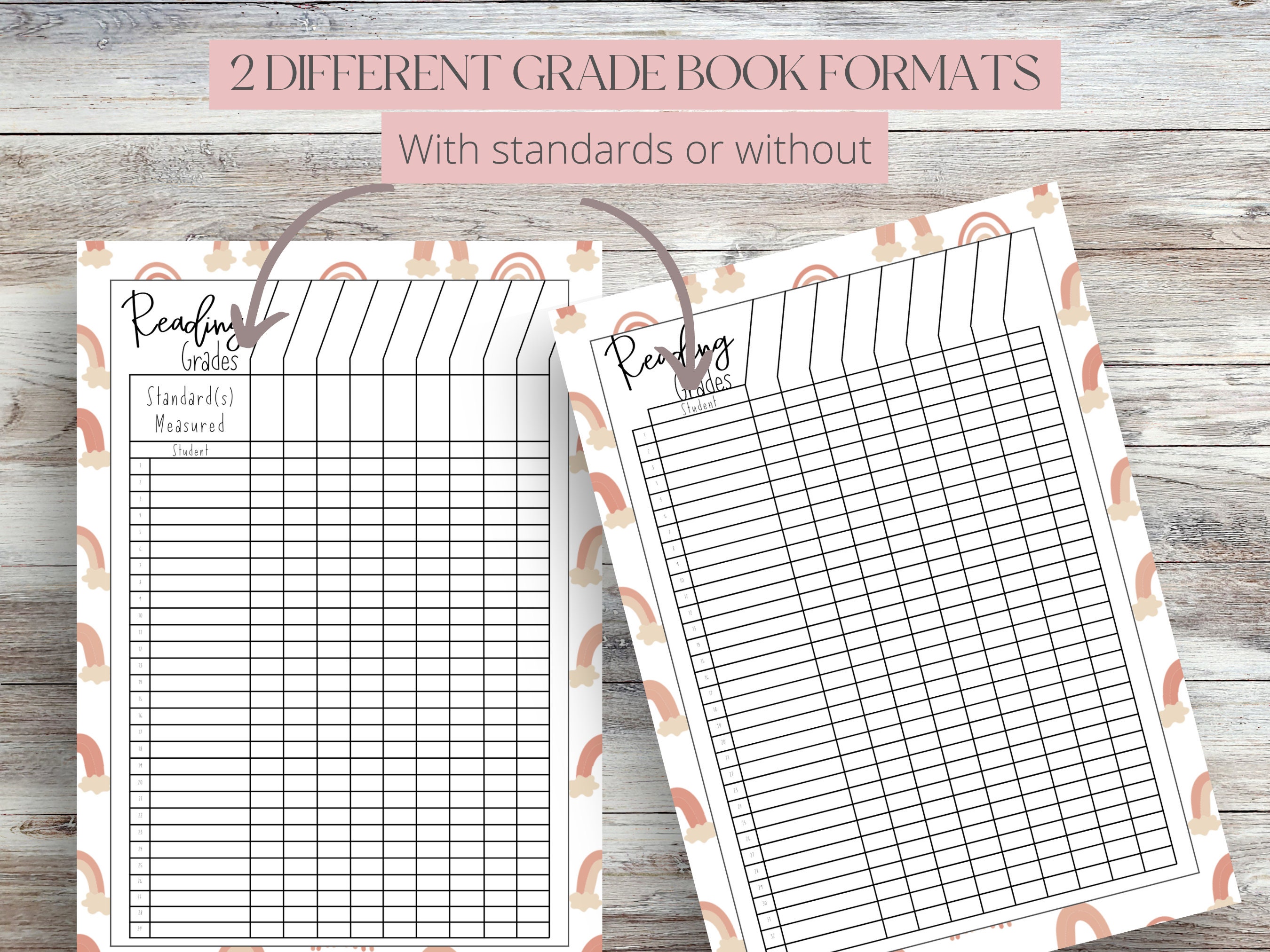 Boho Gradebook|teacher Gradebook|boho Teacher Planner|teacher Planner ...