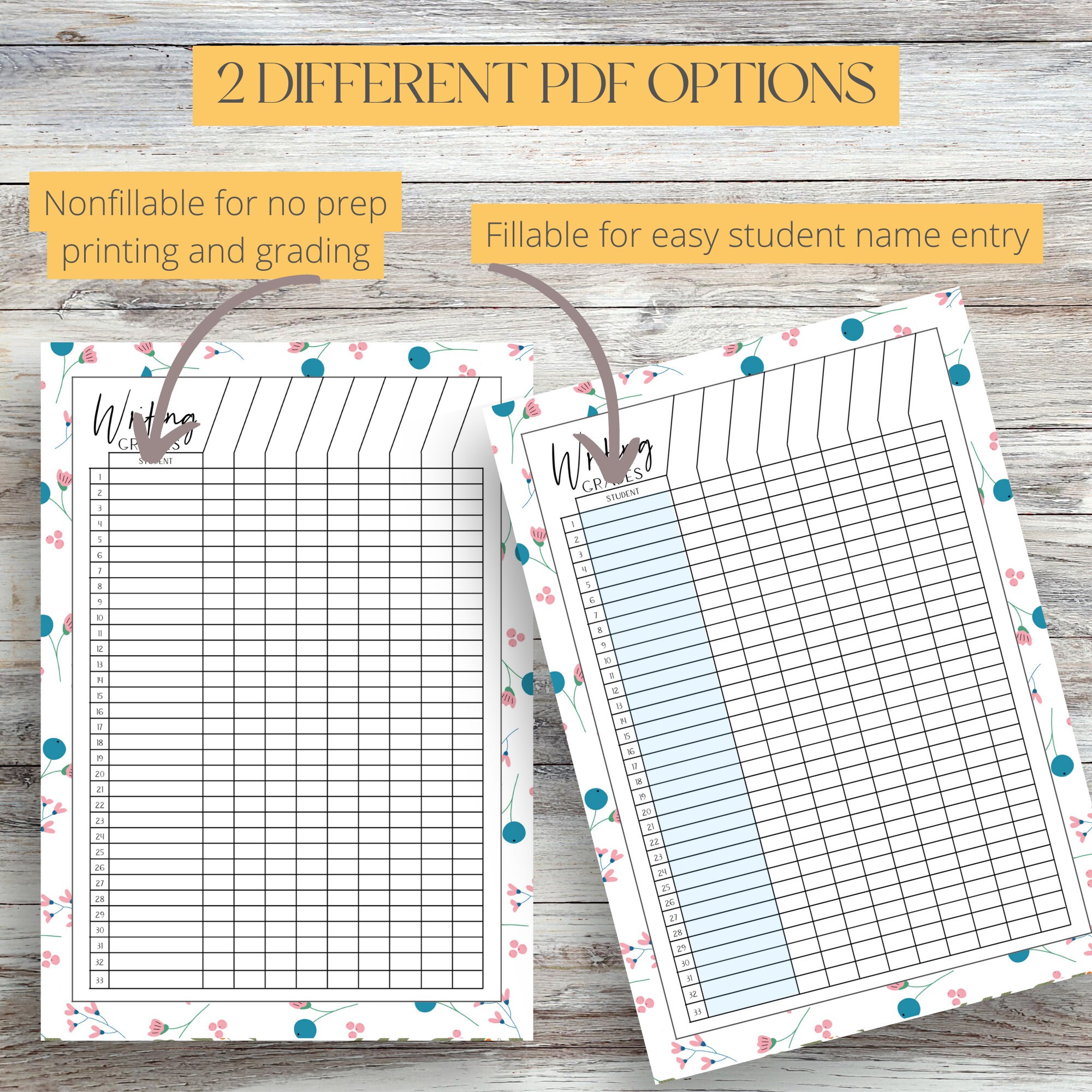 Teacher Gradebookgradebookteacher Plannerteacher Planner - Etsy