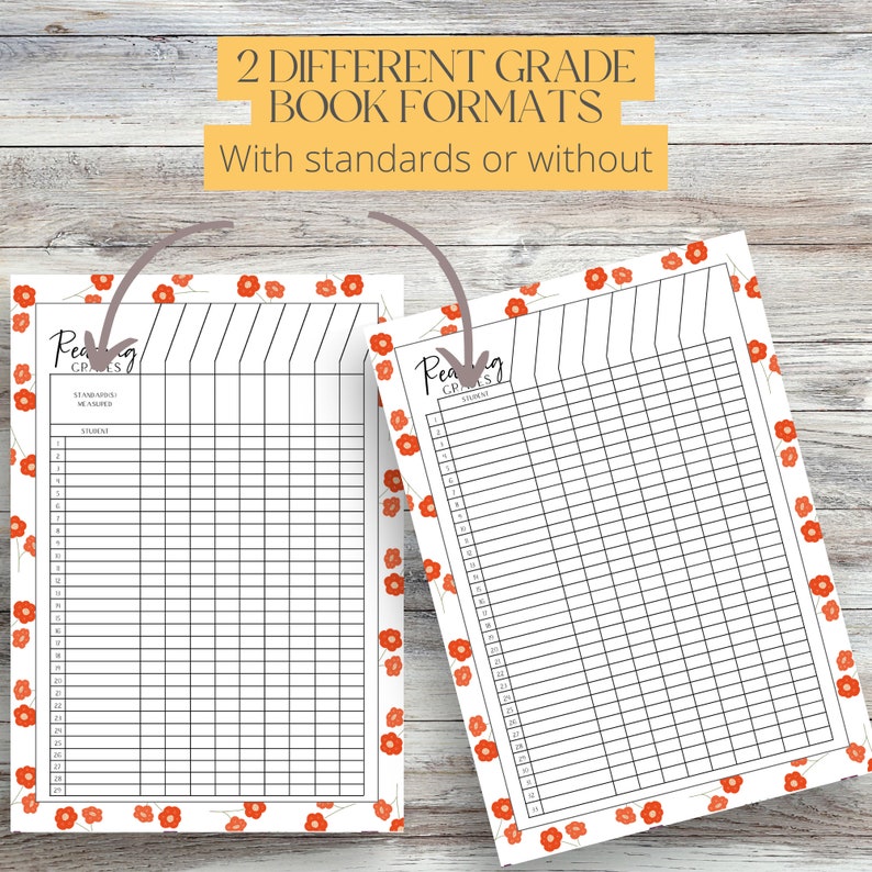 Teacher Gradebook|gradebook|teacher Planner|teacher Planner Pages ...