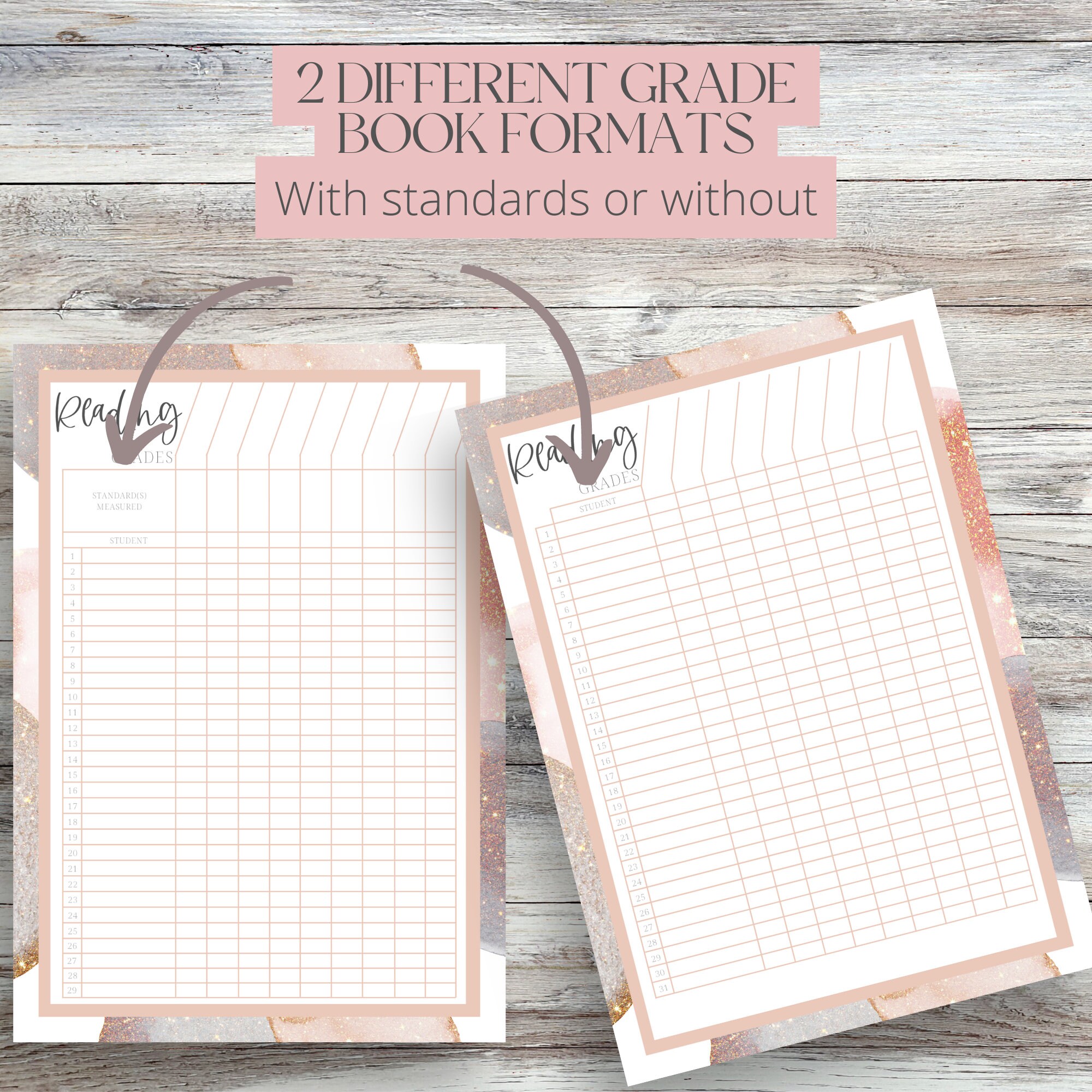 Gradebook|teacher Gradebook|teacher Planner|teacher Planner Pages ...