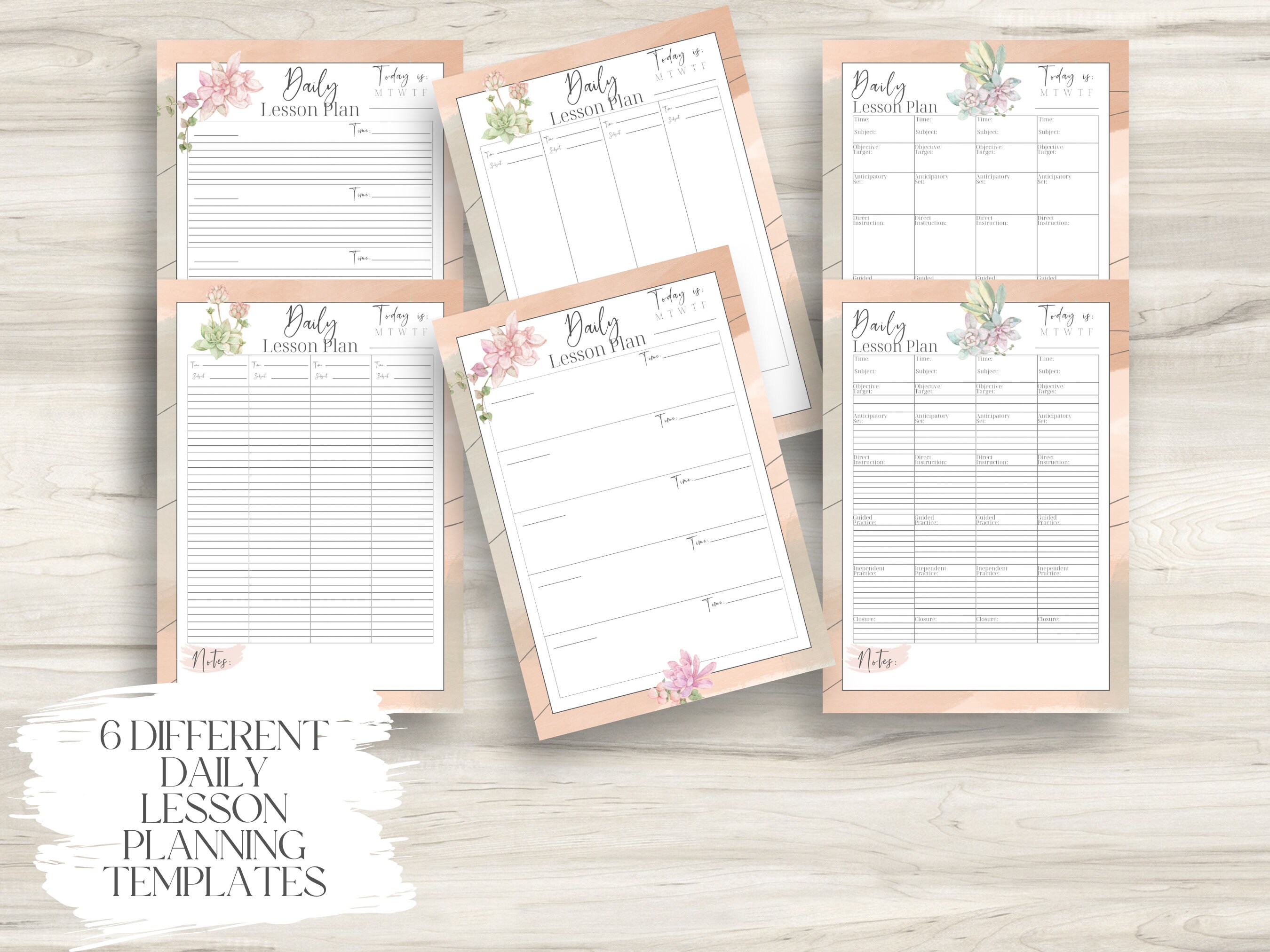 Teacher Planner|homeschool Planner|lesson Plan Printable|self Care ...